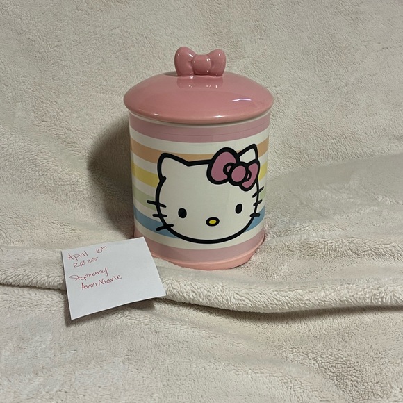 Hello Kitty | Kitchen | Hello Kitty Pink Ceramic Jar | Poshmark